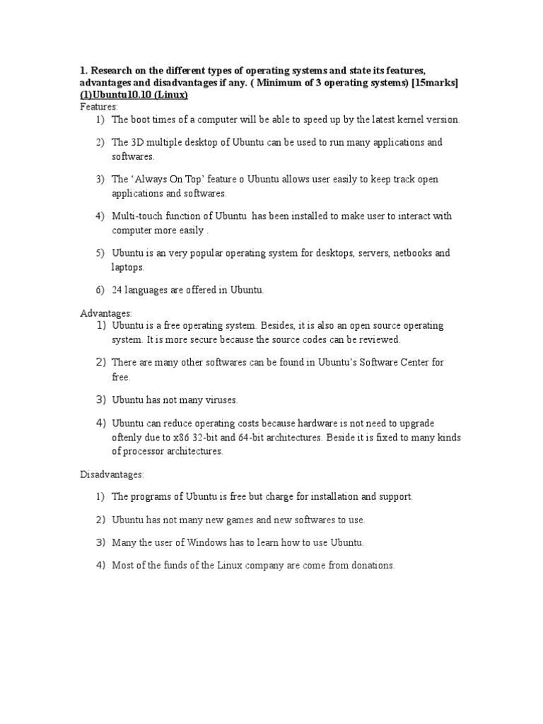 Assignment | PDF | Operating System | Ubuntu (Operating System)