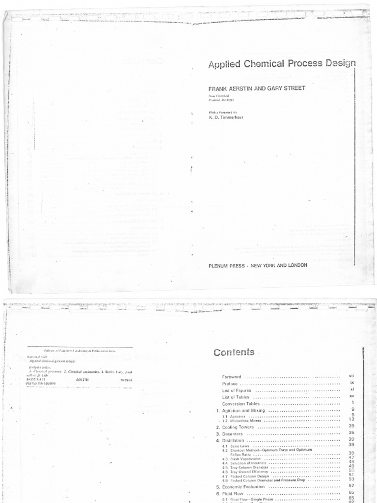 Applied Chemical Process Design | PDF