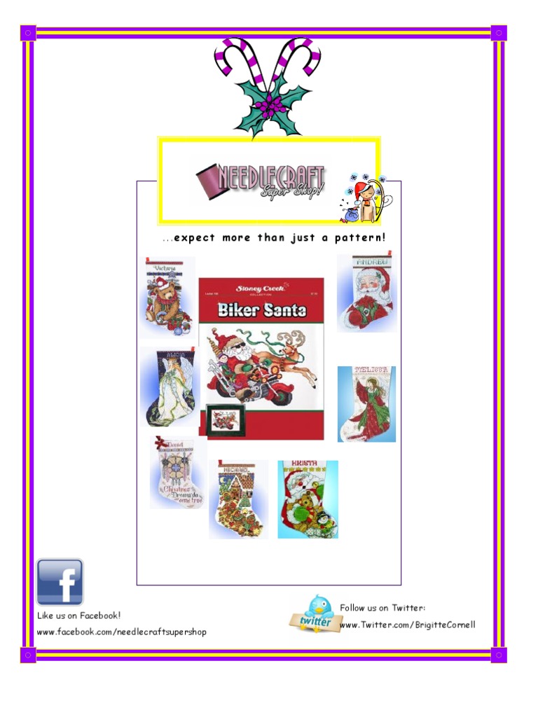 Needlecraft Super Shop Cross Stitch Catalog | PDF | Embroidery | Needlework