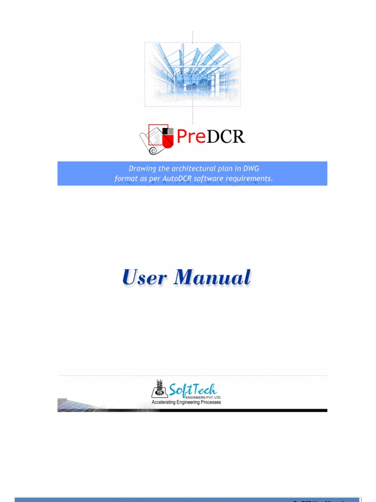 PreDCR User Manual for ZWCAD Integration | PDF | Stairs | Elevator