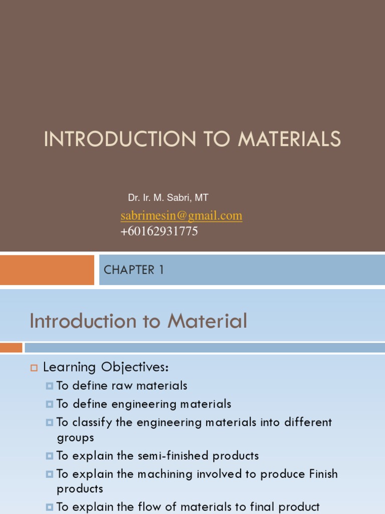 0 Introduction To Metal | PDF | Steel | Annealing (Metallurgy)