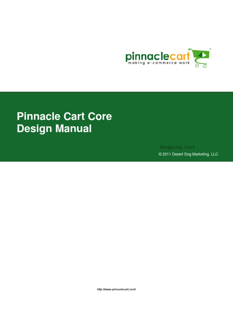 Pinnacle Cart Design Documentation v1.0 | PDF | J Query | Html