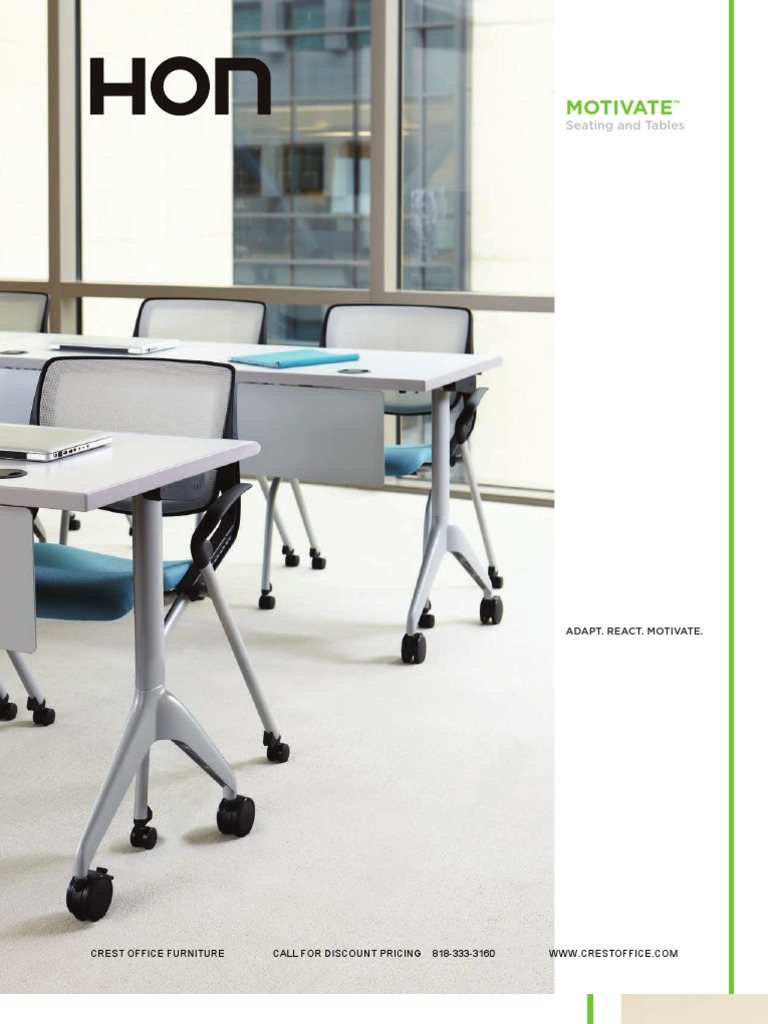 HON Motivate Training Tables | PDF | Chair | Consumer Goods