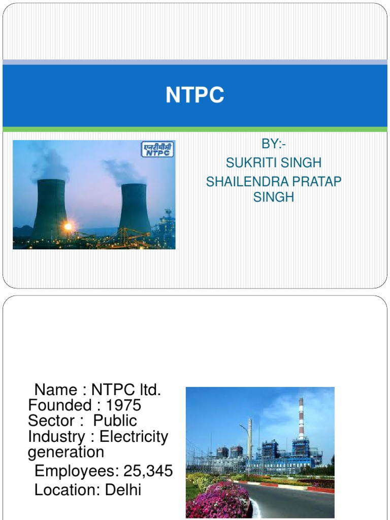 NTPC | PDF | Corporate Social Responsibility | Knowledge Management