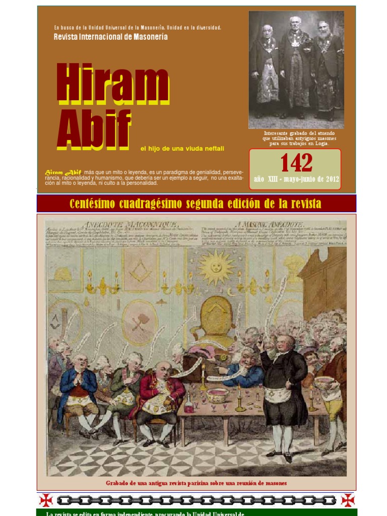 Revista Internacional Hiram Abiff #142 | PDF | Masonería | Science