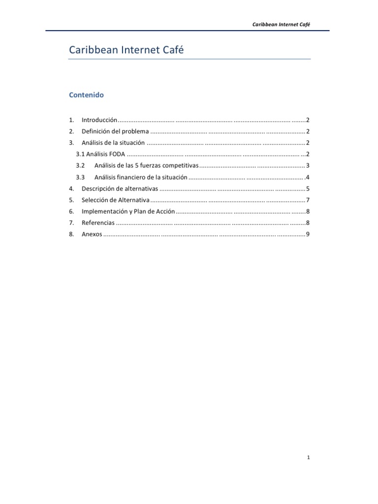 Caribbean Internet Cafe 2 | PDF | Banks | Swot Analysis
