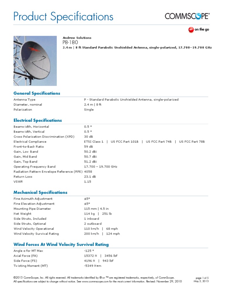 P8 180 PDF | PDF | Antenna (Radio) | Electrical Engineering