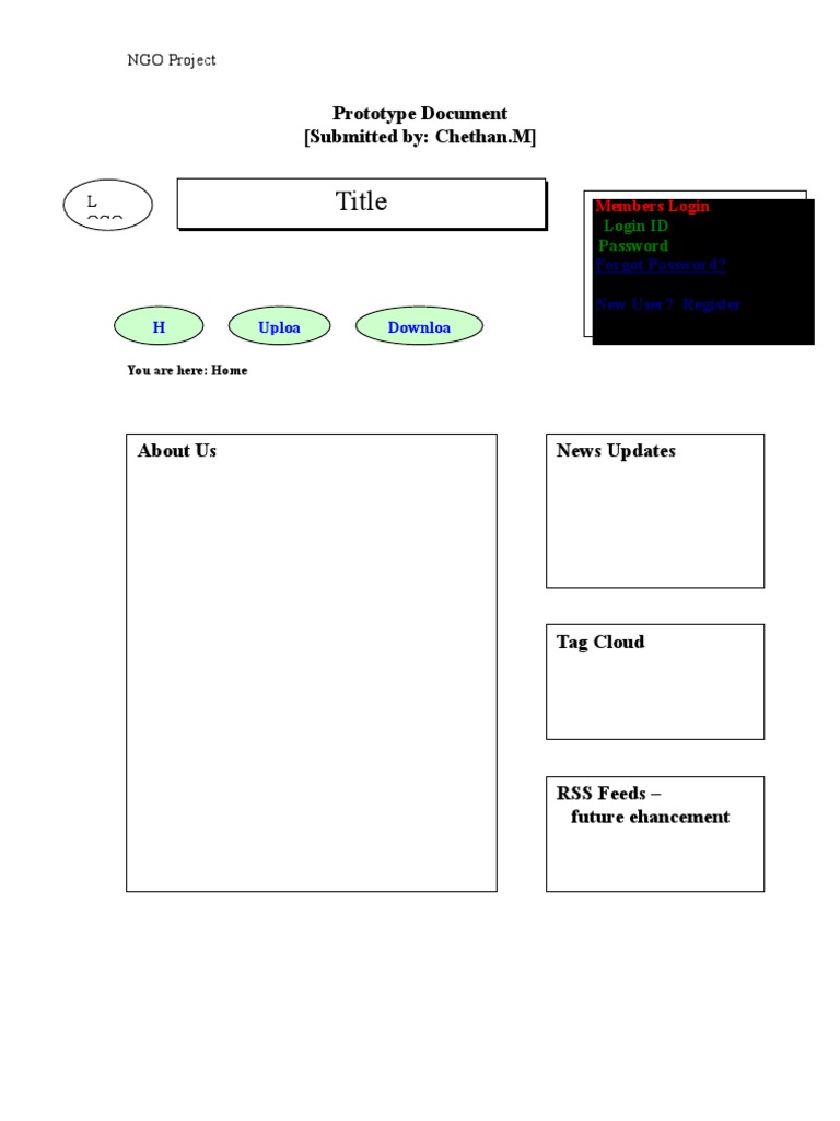 NGO Project Prototype Document | PDF