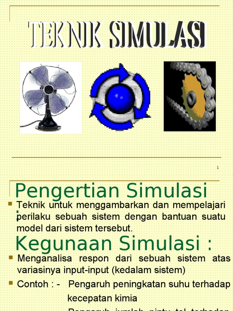 Materi Kuliah Teknik Simulasi | PDF
