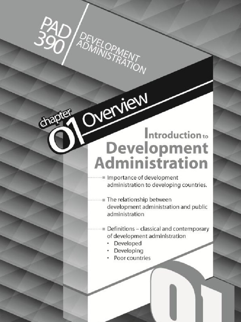 1.introduction To Development Administration | PDF