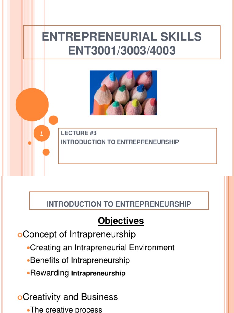 UNIT 2 Concepts in Entrep Lesson 3 | PDF | Creativity | Entrepreneurship