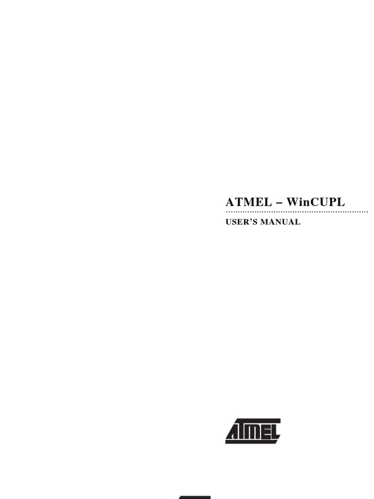 Manual Wincupl | PDF | Teaching Methods & Materials | Computers