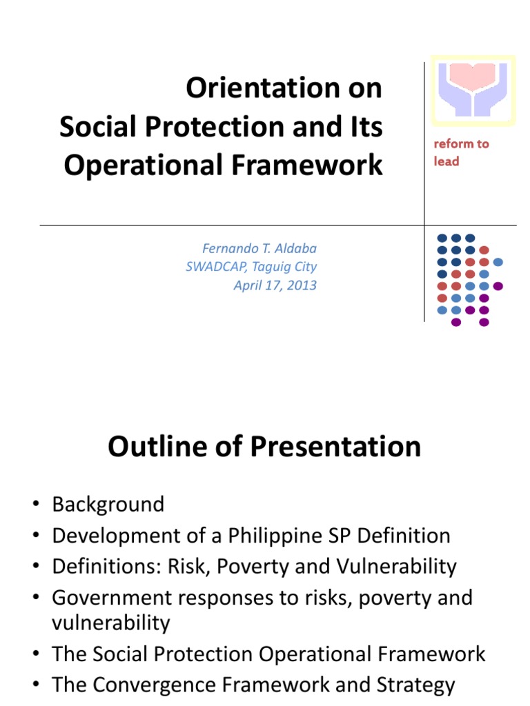 Social Protection Framework Overview | PDF | Social Protection ...