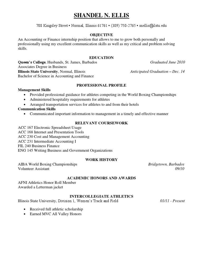 Shandel Ellis - Resume | PDF | Career & Growth | Business
