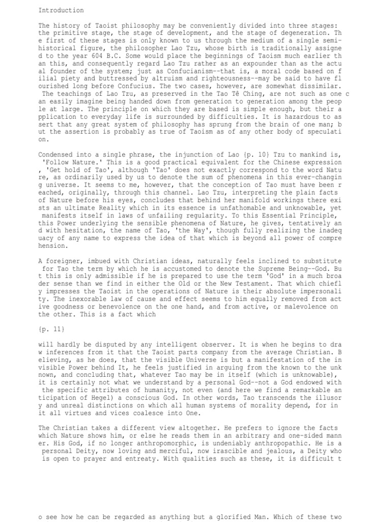 Overview of Taoist Philosophy Stages | PDF | Tao | Laozi