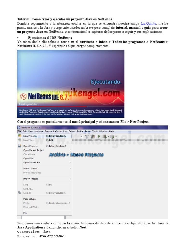 Tutorial Netbeans | PDF | Frijoles Netos | Aplicaciones y software