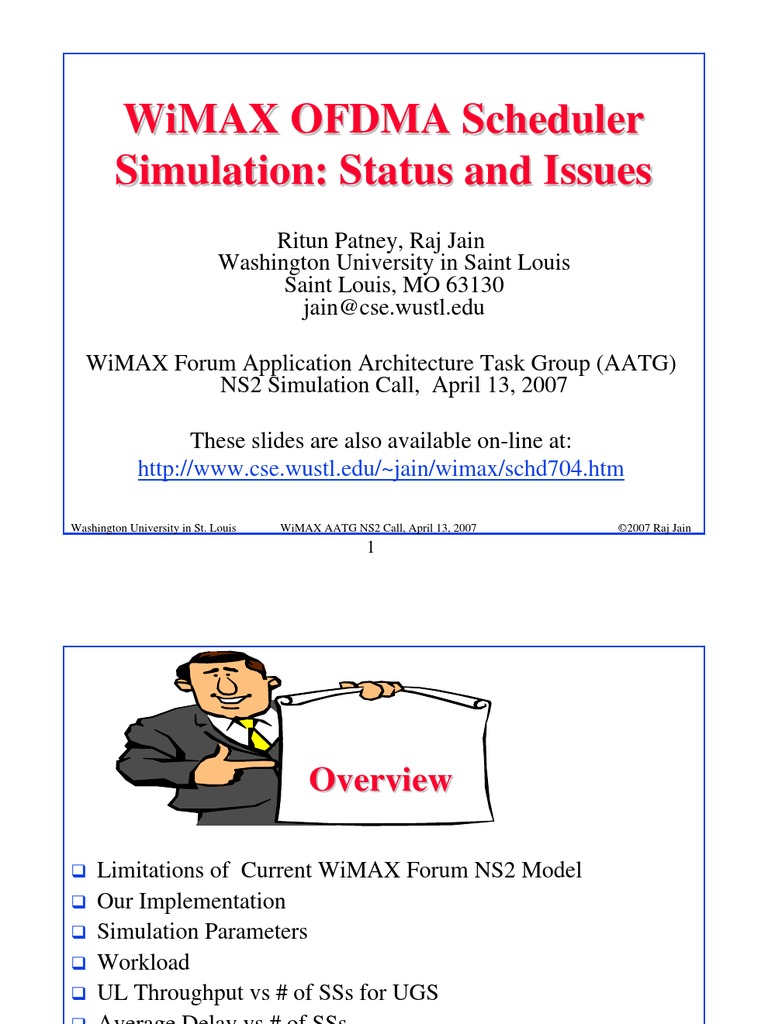 Wimax Ofdma Scheduler Simulation: Status and Issues | PDF | Wi Max | Scheduling (Computing)