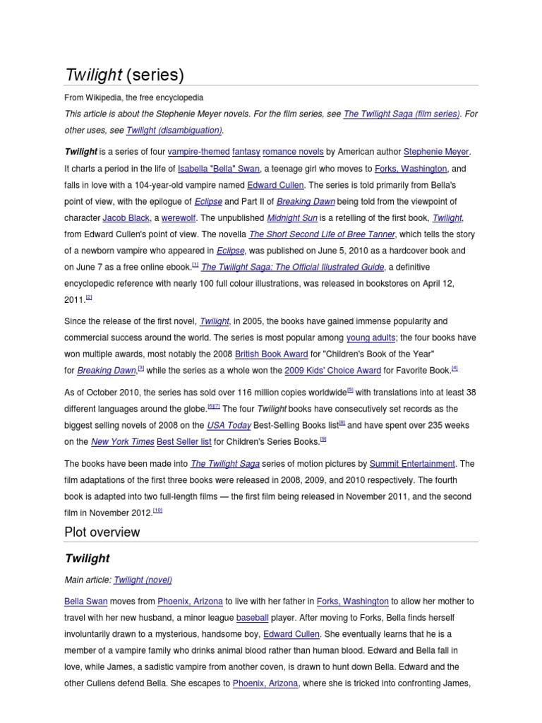 Twilight | PDF | Twilight (Novel Series)