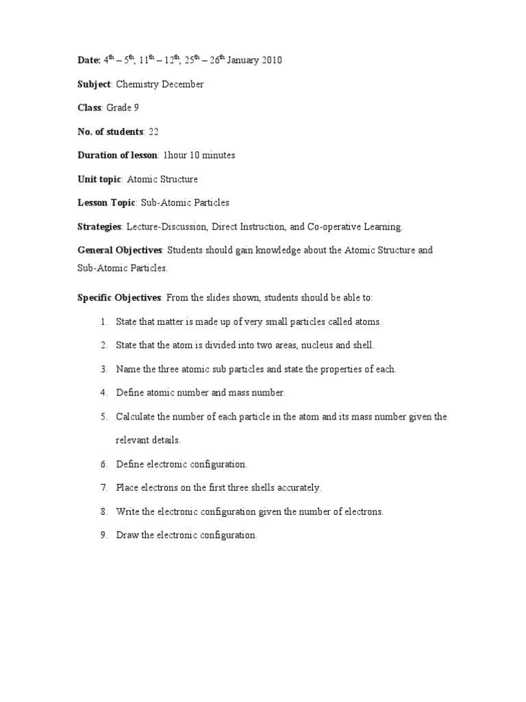 Atomic Structure 12 | PDF