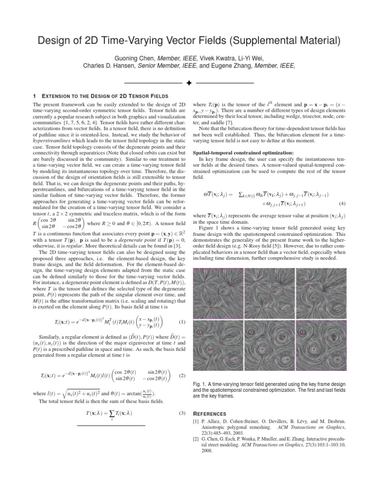 2D | PDF | Tensor | 2 D Computer Graphics