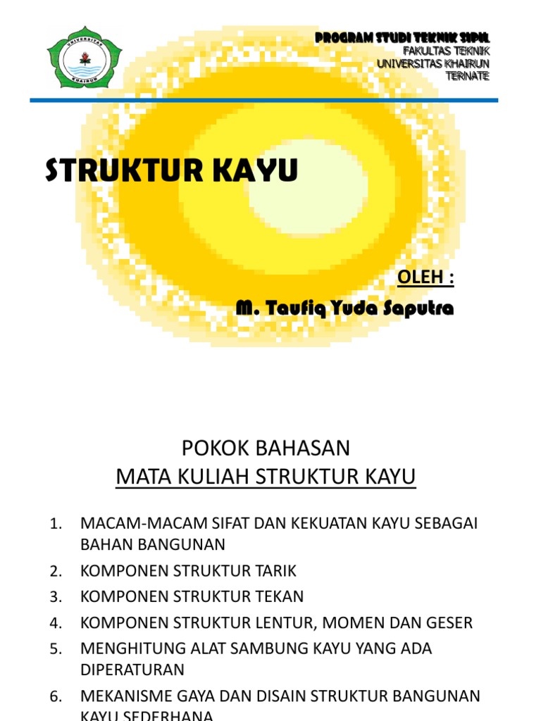 Struktur Kayu | PDF