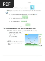 PhET Roller Coaster Physics Investigation | PDF | Friction | Force
