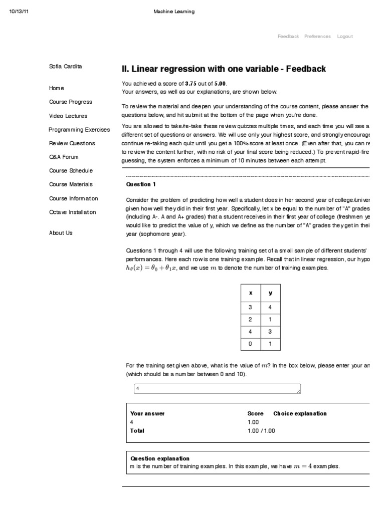 Linear Regression Review | PDF | Mathematical Optimization | Systems ...