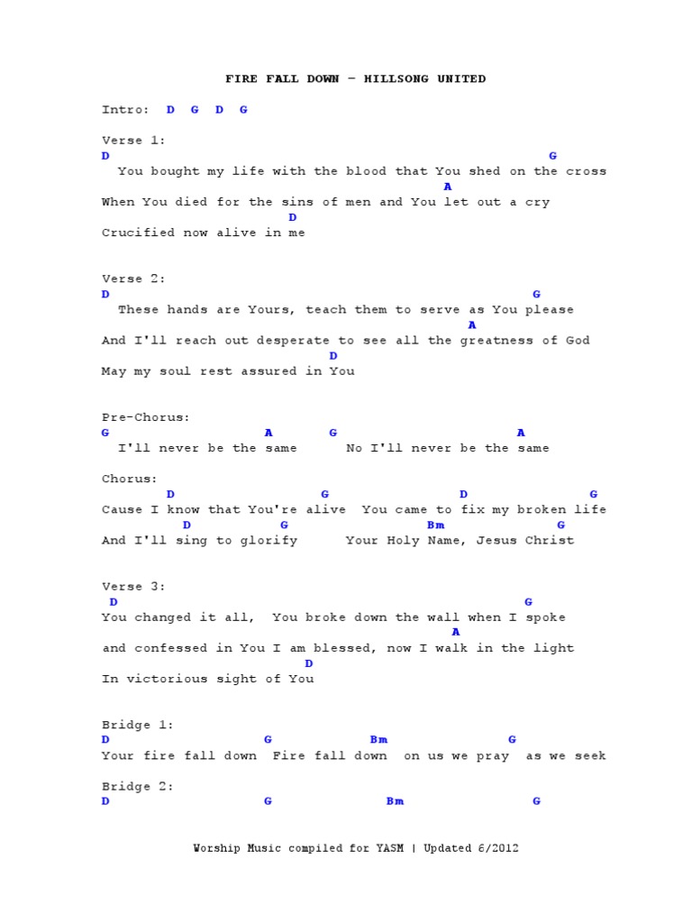 Fire Fall Down | PDF