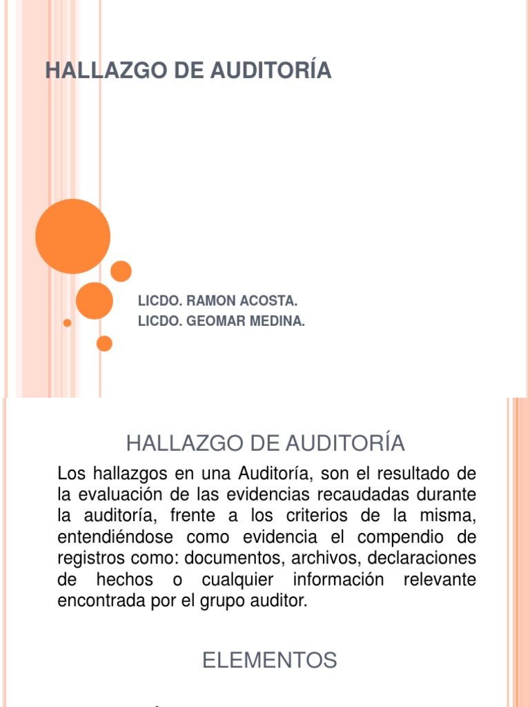 Hallazgo de Auditoria | Contralor | Auditoría financiera | Prueba gratuita de 30 días | Scribd