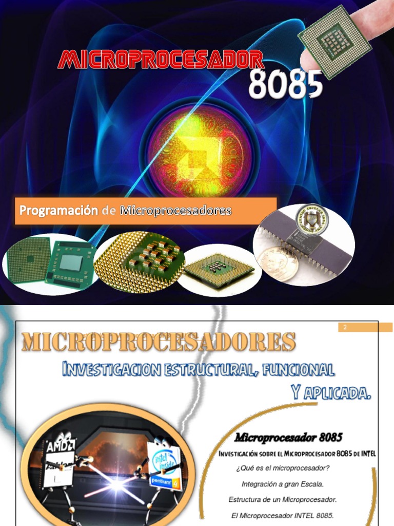 microprocesador 8085 | Microprocesador | Poco