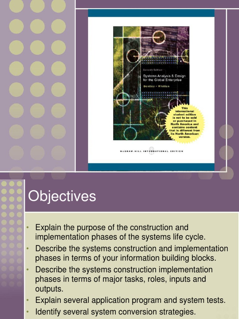 Chap19 System Construction And Implementation Pdf Verification And Validation Databases
