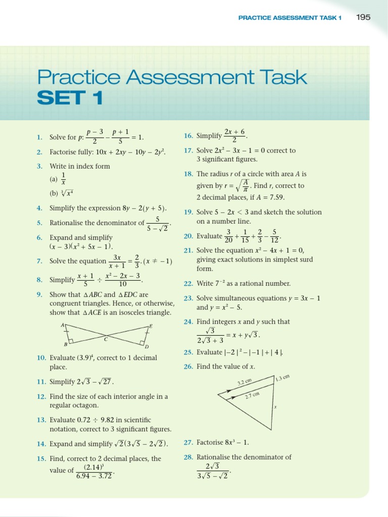 Maths in Focus - Margaret Grove - Pat 1 | Download Free PDF | Area | Classical Geometry