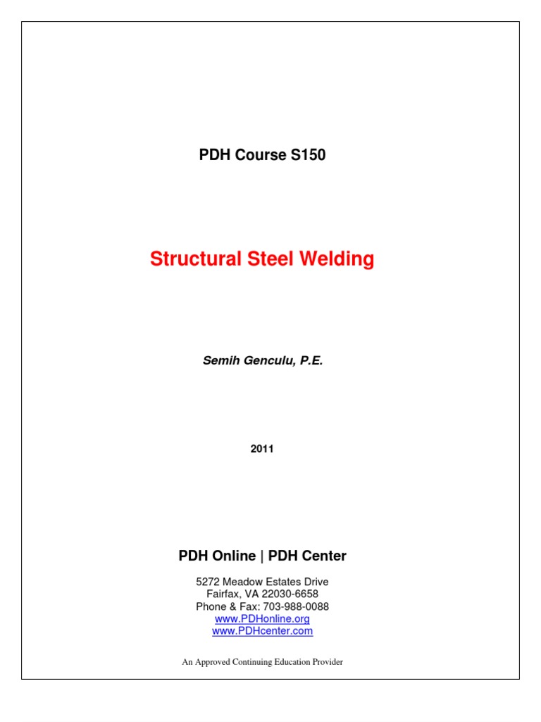 Structural Steel Welds PDF | PDF | Welding | Construction