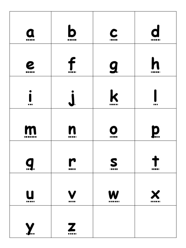 Alphabetical Letter Groupings | PDF
