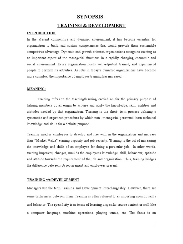 Training and Development | PDF | Employment | Competence (Human Resources)