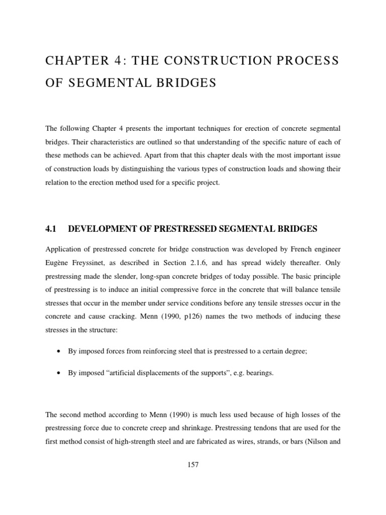 Construction Process of Segmental Bridges | PDF | Science & Mathematics
