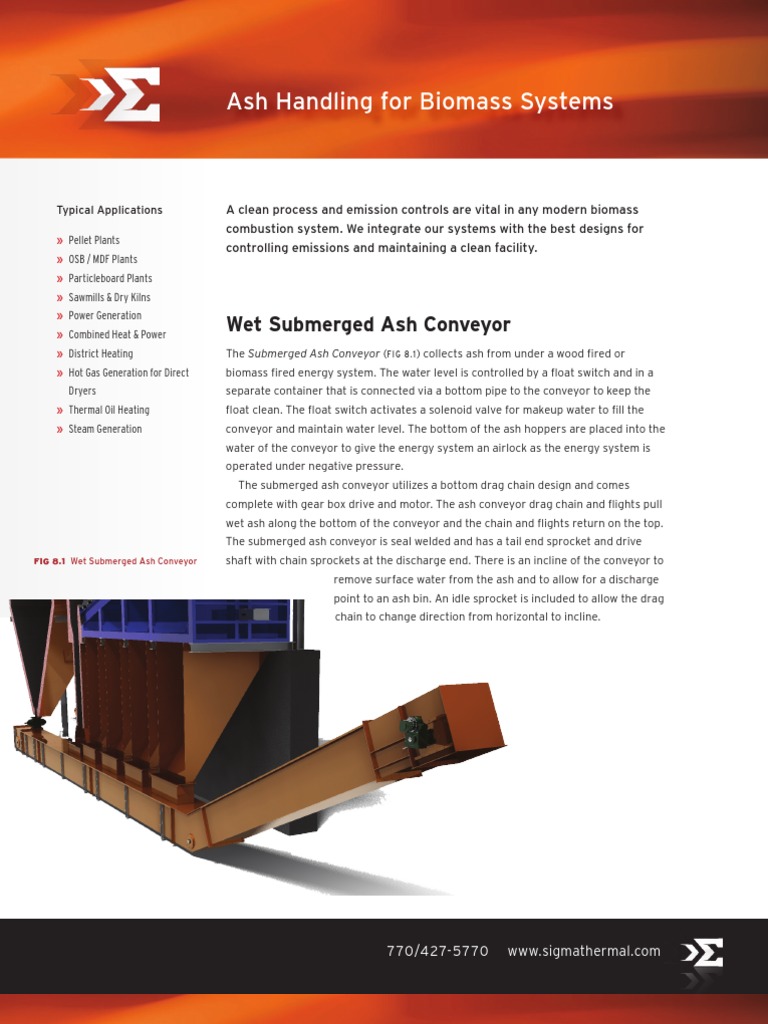 Ash handling and emission controls for biomass systems | PDF | Energy ...