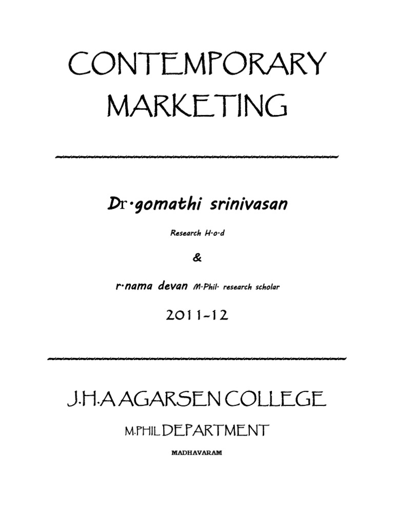 Contemporary Marketing Book 2 | PDF | Market Segmentation | Marketing