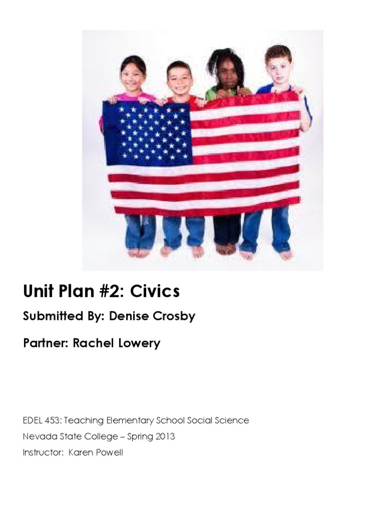 2nd Grade Civics Unit Plan Overview | PDF | Cognition | Learning