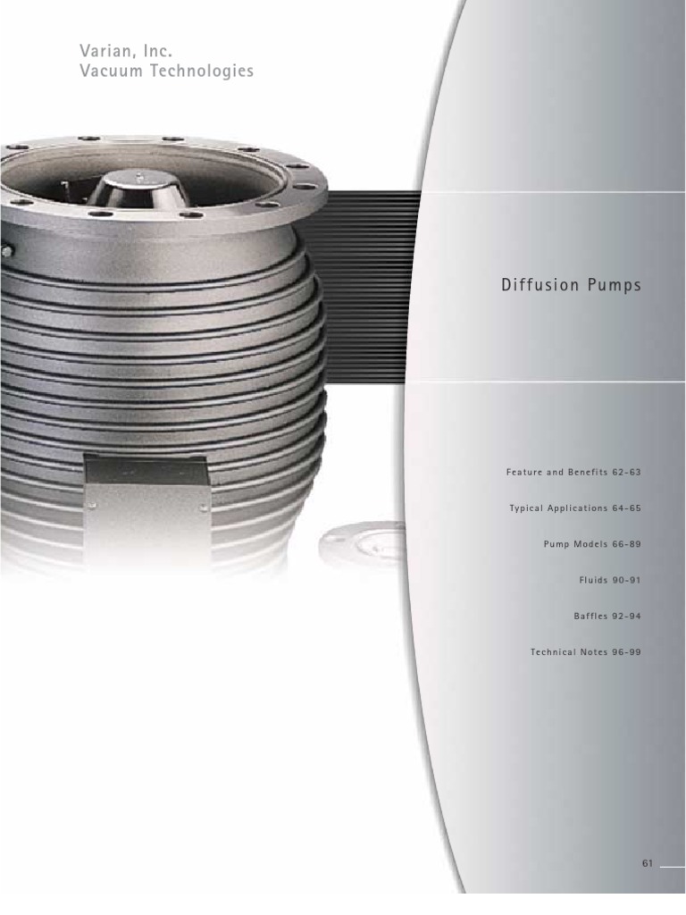 Diffusion Pumps | PDF | Pump | Hvac