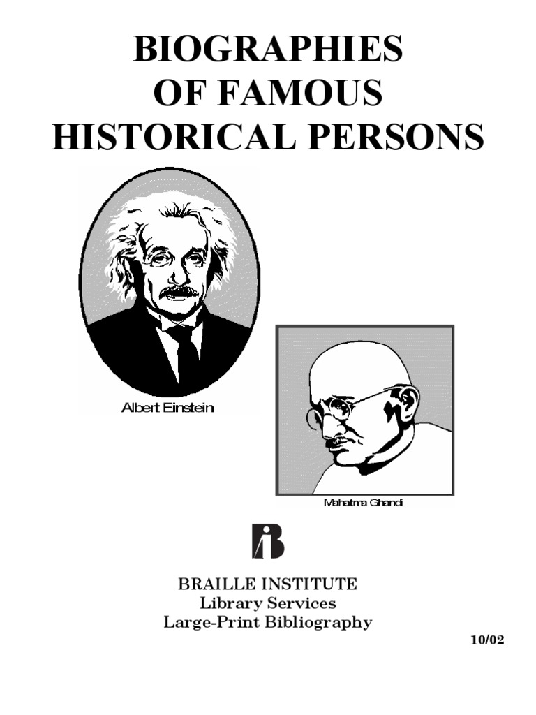 Biographies of Notable Historical Figures | PDF | Nelson Mandela ...