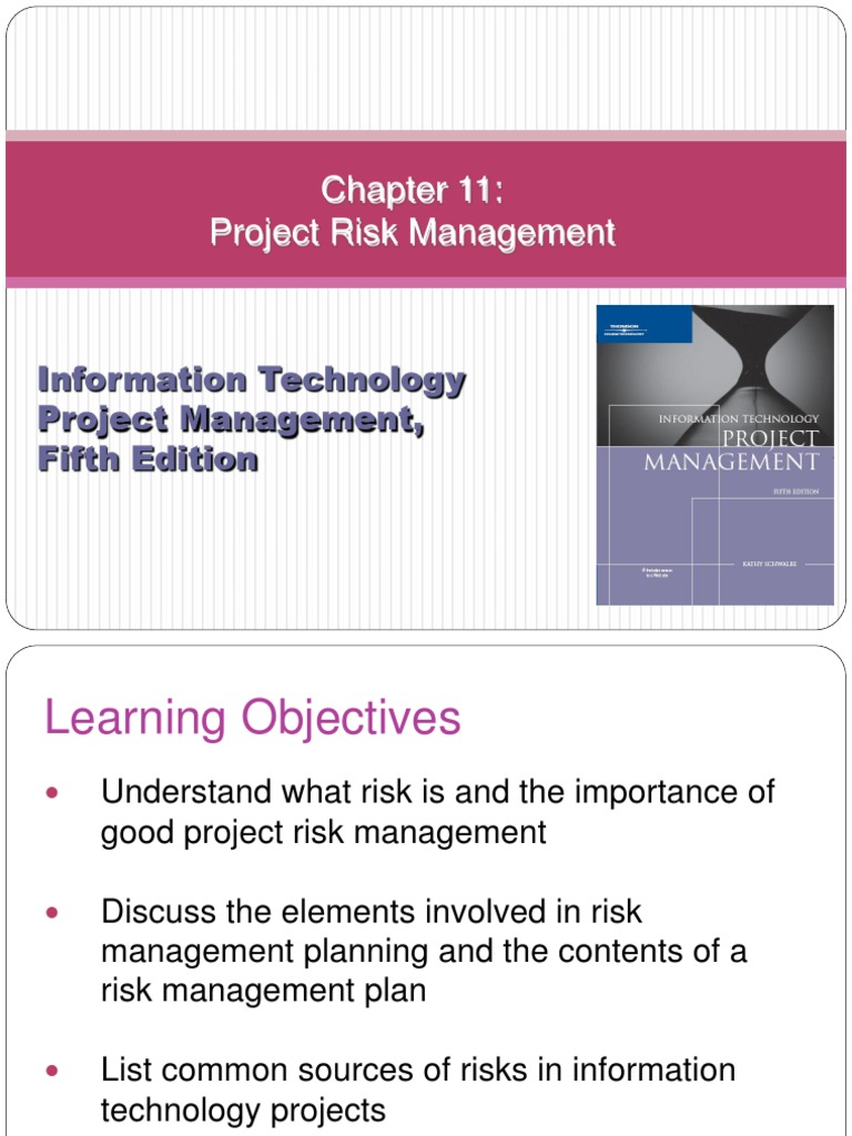 Chapter 11 Project Risk Management | Download Free PDF | Risk Management | Brainstorming