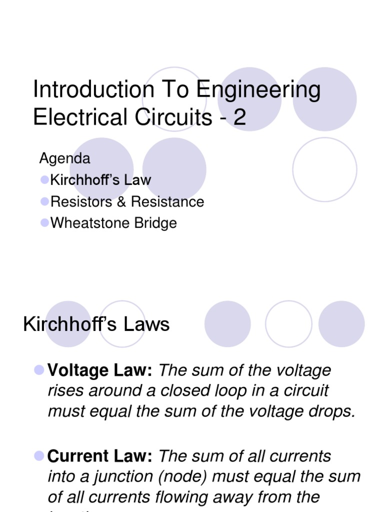 Electrical Circuits 2 Pdf Science Mathematics