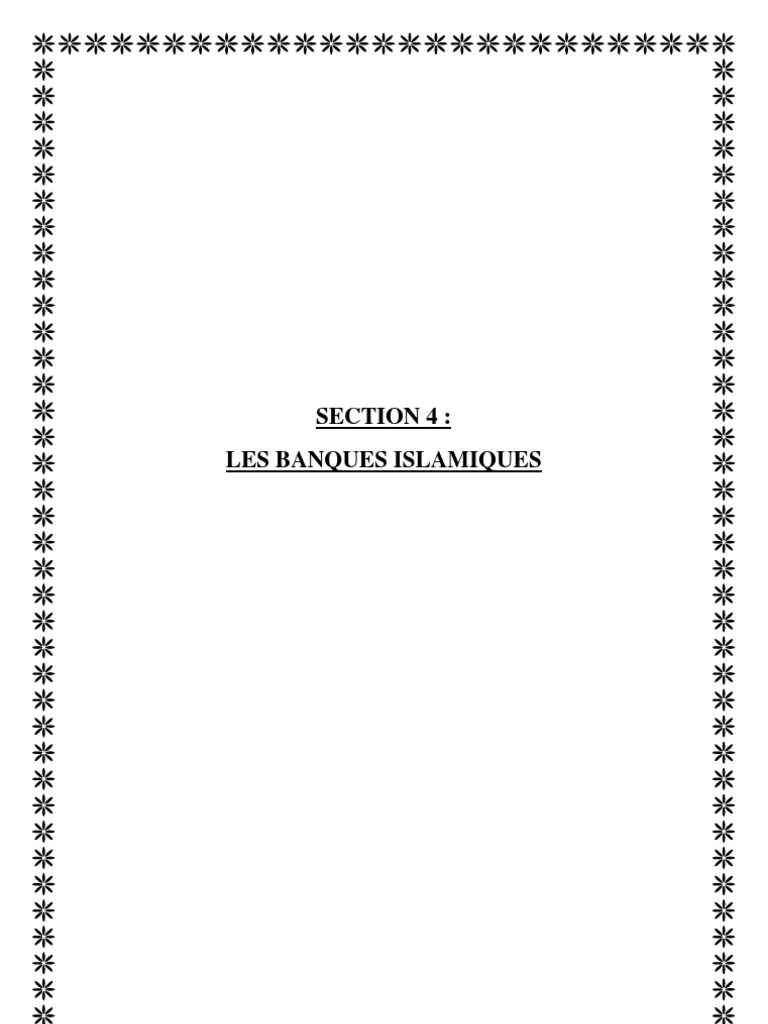 Les Banques Islamiques Banque Et Finance Islamiques Banques