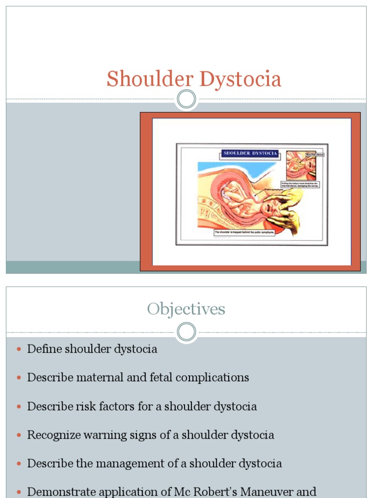 Shoulder Dystocia Management