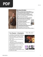 The Reader: A Novel by Bernhard Schlink | PDF | History