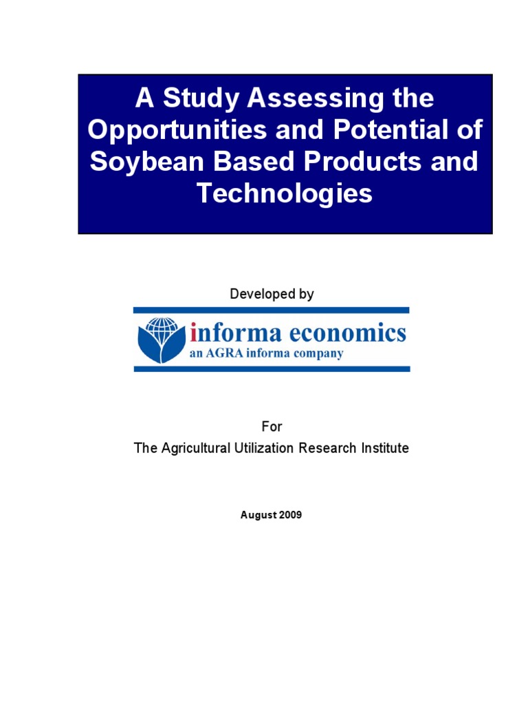 Informa Soybean Report AIC046 | PDF | Soybean | Petroleum