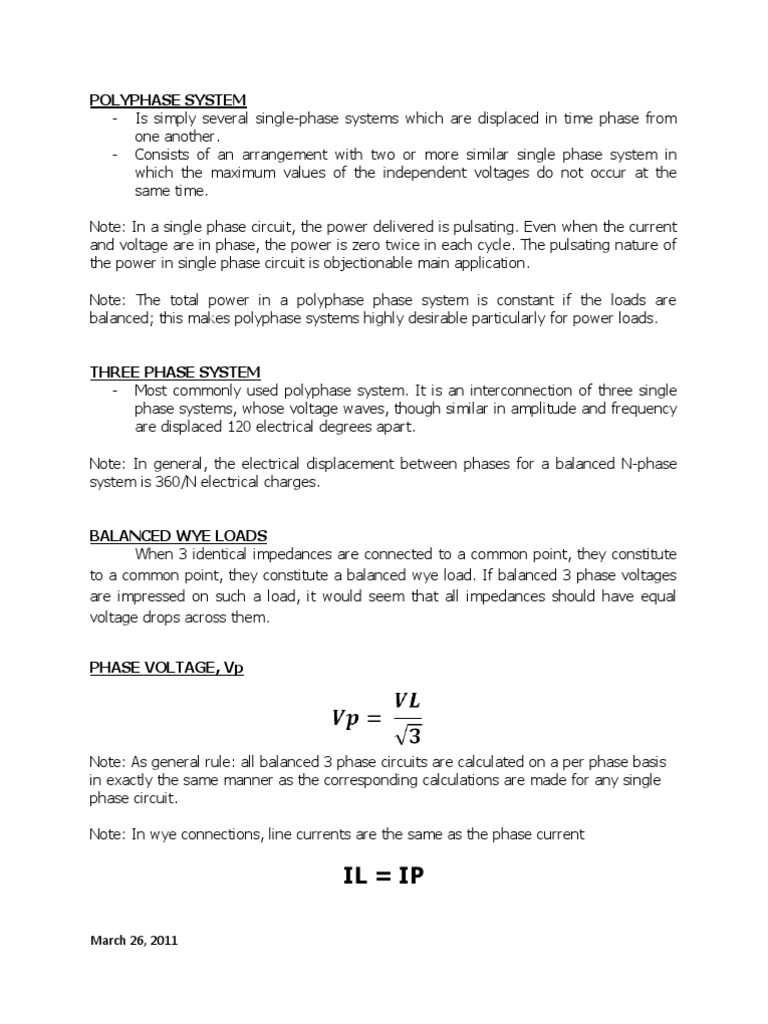 Polyphase System | PDF
