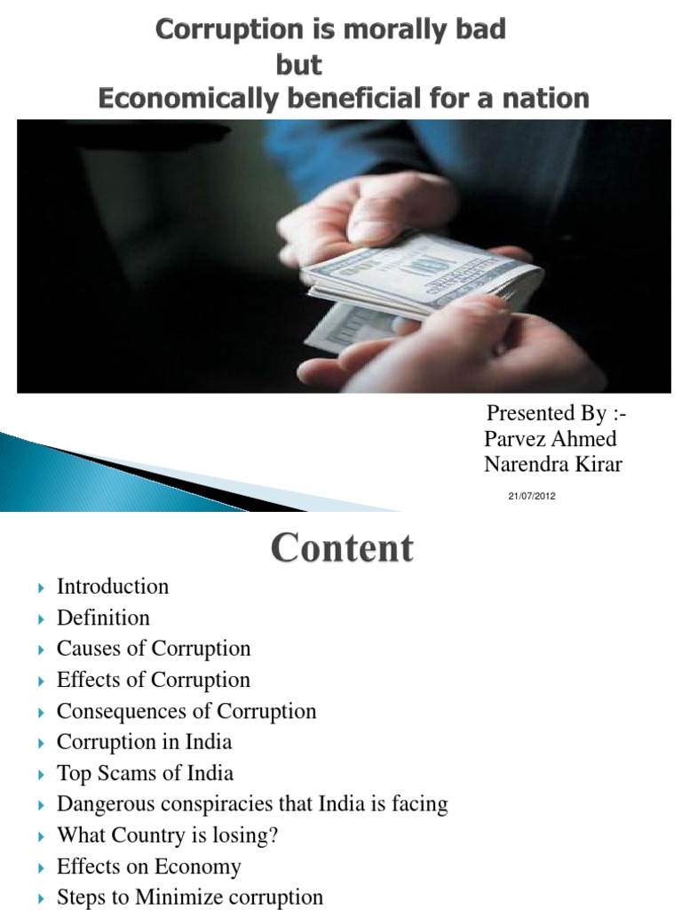 Nep Final Presentation On Corruption | PDF | Corruption | Taxes