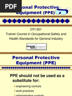 True of False Quiz On PPE | PDF | Personal Protective Equipment | Working Conditions